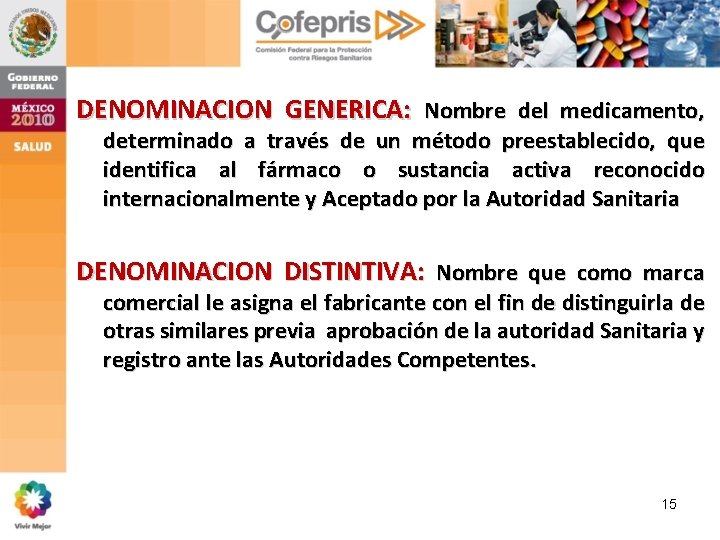 LEGISLACION CONCERNIENTE A LA REGULACION ADQUISICION DISPENSACION Y