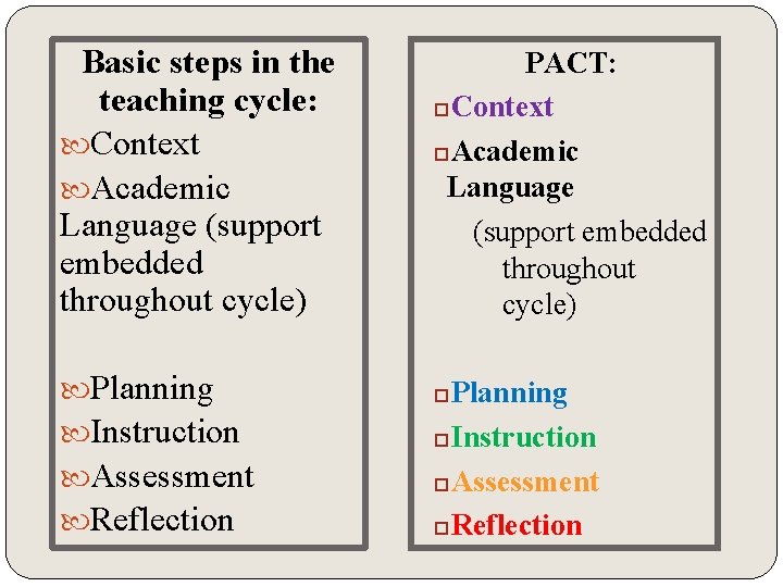 Performance Assessment for California Teachers PACT Stanford University