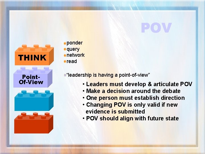 Strategic Critical Thinking a model for leadership by