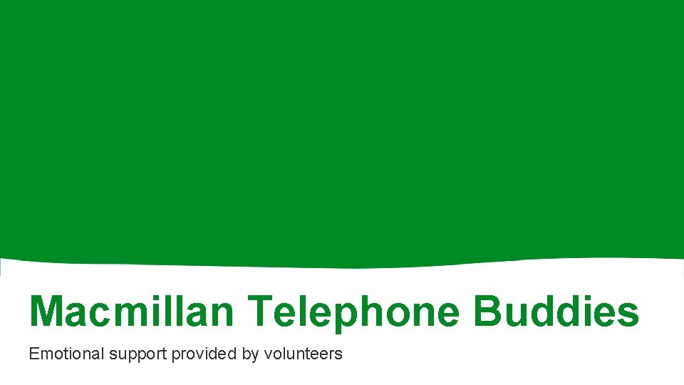 Using these slides We have been focussing our