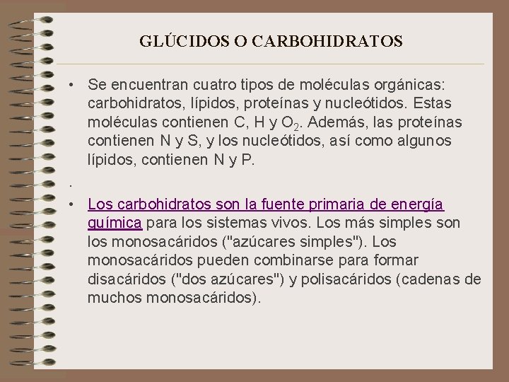 BIOMOLCULAS Introduccin a la qumica orgnica o la