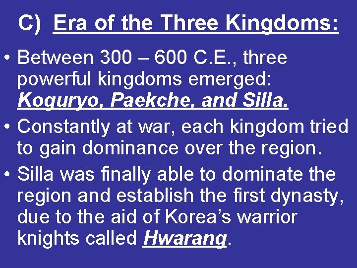 Korea and Japan During the Middle Ages 500