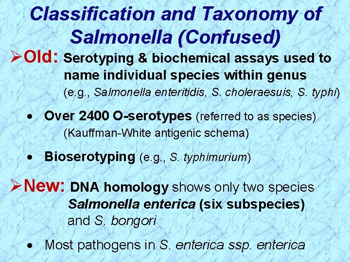 True Pathogens of the Enterobacteriaceae Salmonella Shigella Yersinia