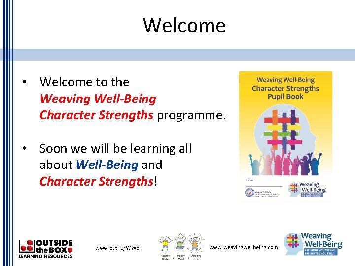 Character Strengths Lesson 1 What is WellBeing Part