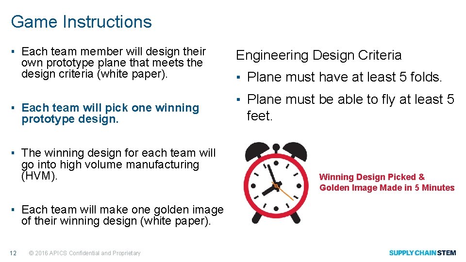 Lean Paper Airplane Game Grades 6 8 APICS