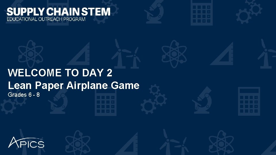 Lean Paper Airplane Game Grades 6 8 APICS