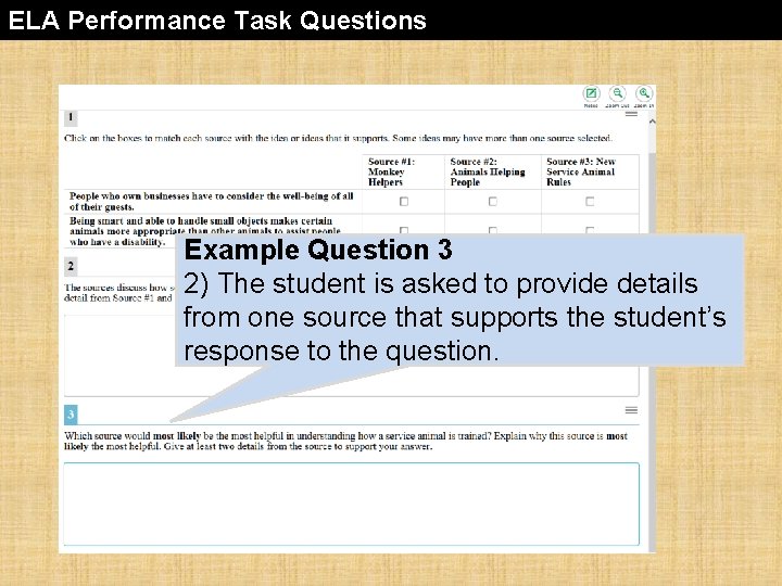 Performance Task Overview Idaho Standards Achievement Test Introduction