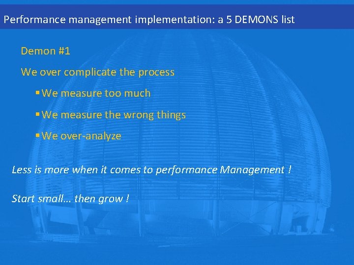 CERN The Angels Demons of KPIs James Purvis