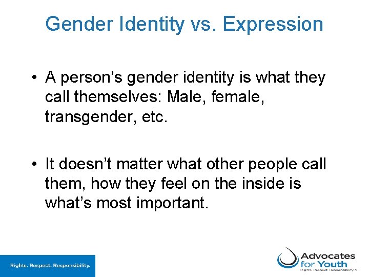 Who Am I Understanding Gender Identity and Sexual