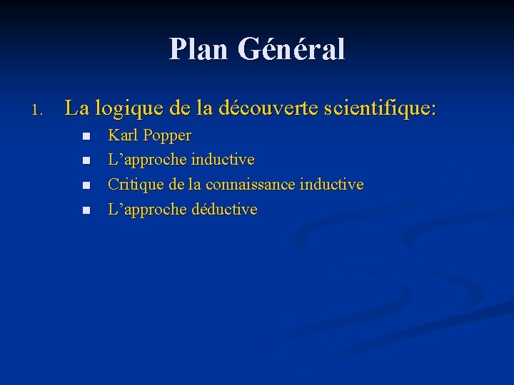 Principes de la recherche scientifique Professeur Philippe Corten
