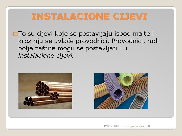 STANDARDNI ELEKTROINSTALACIONI MATERIJALI Provodnici sijalice prekidai ...