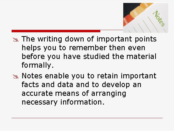 Taking Effective Notes Dr Idna M Corbett Learning