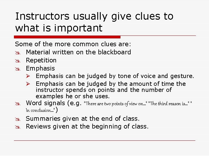 Taking Effective Notes Dr Idna M Corbett Learning