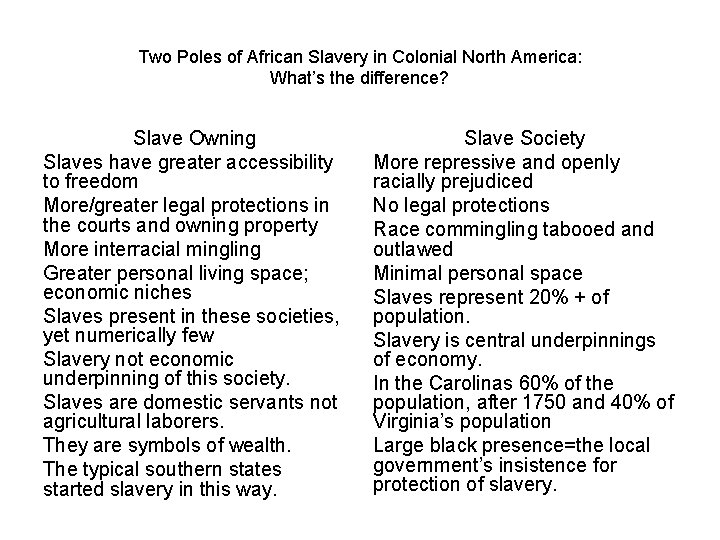 The Atlantic Slave Trade System and Colonial Slavery