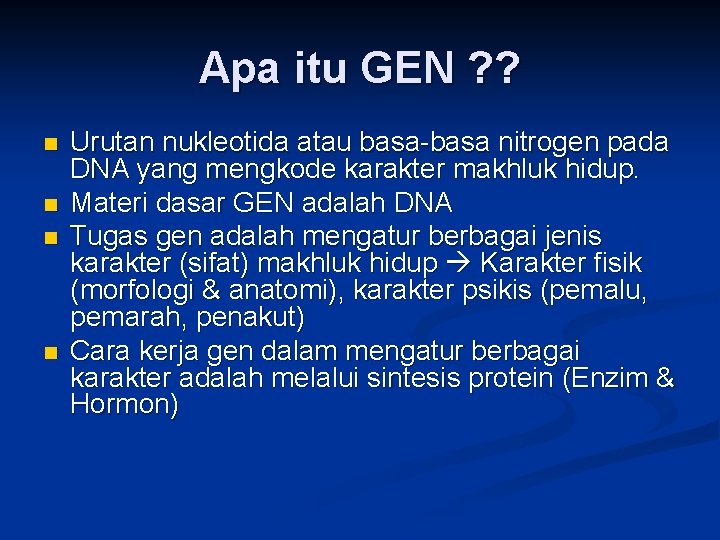 Apa Genetika Genetika Ilmu Keturunan berasal dari kata