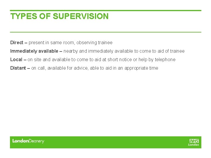 Faculty Development EDUCATIONAL SUPERVISORS TOOL KIT ONE www