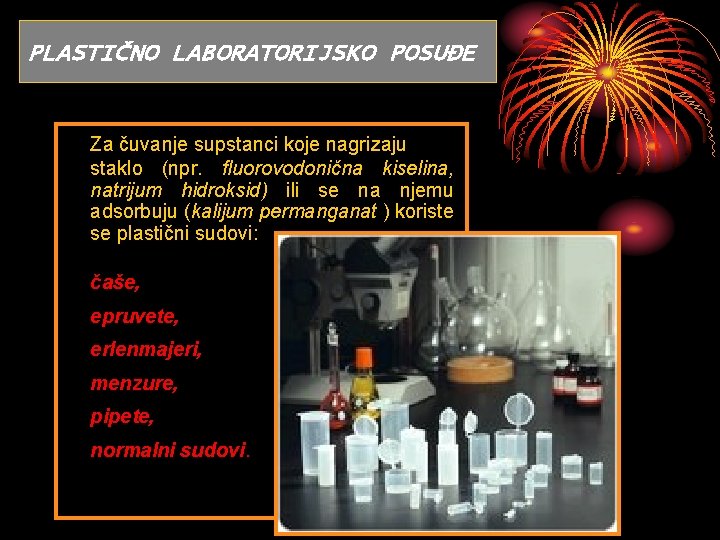 Uvod u laboratorijski rad OSNOVNA LABORATORIJSKA OPREMA I