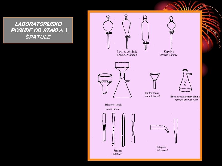 Uvod u laboratorijski rad OSNOVNA LABORATORIJSKA OPREMA I