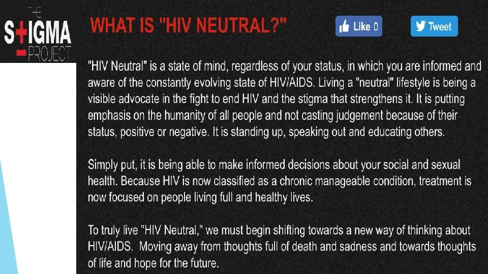 Status Neutral The New Normal for HIV Exploring