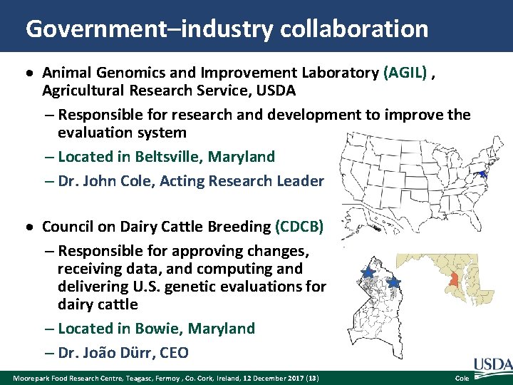 Genetic improvement programs for U S dairy cattle