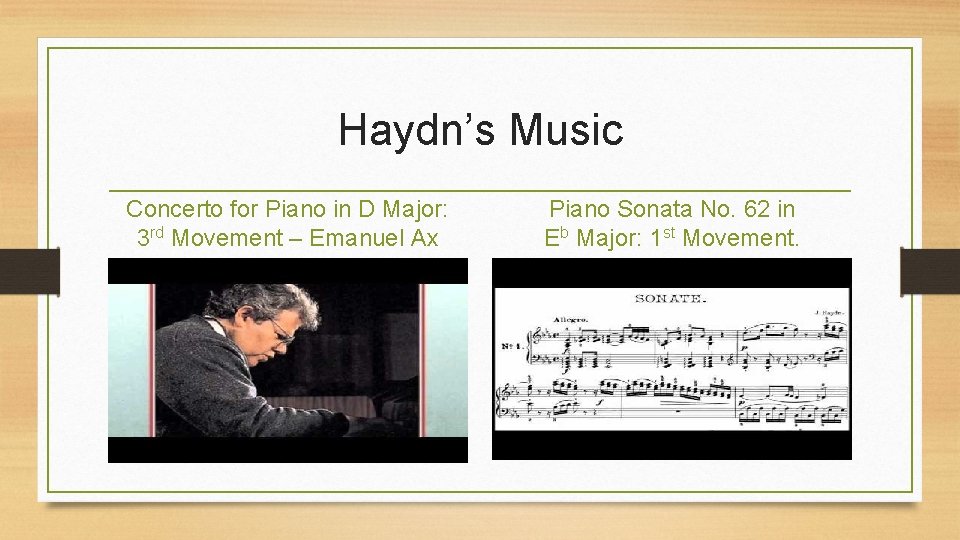 Franz Joseph Haydn 1732 1809 Haydns History Born