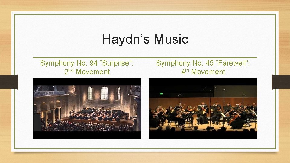 Franz Joseph Haydn 1732 1809 Haydns History Born