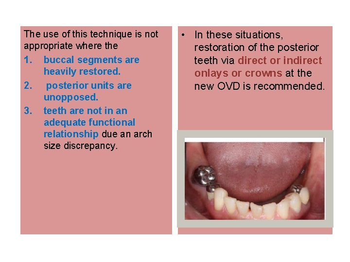 Restorative Management of Deep over bite introduction overbite