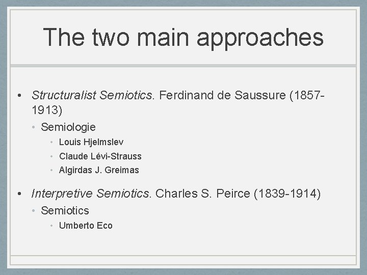 An Introduction to Semiotics MultiAgency NSBT October 9