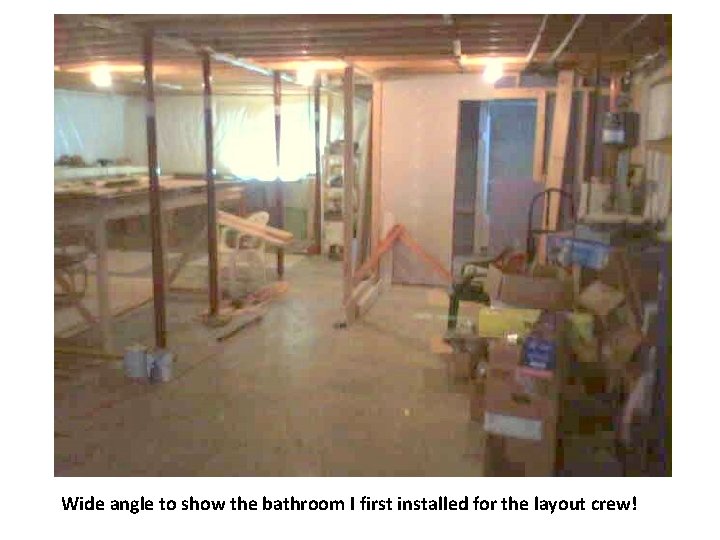 Andy Stobies Indoor G scale layout Original configuration