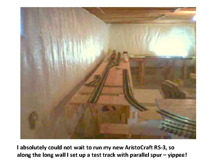 Andy Stobies Indoor G scale layout Original configuration