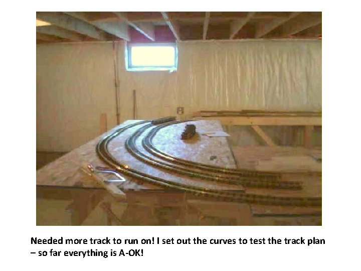Andy Stobies Indoor G scale layout Original configuration