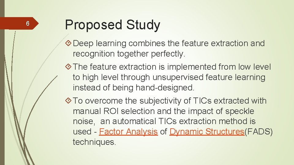 Deep learning based classification o focal liver lesions