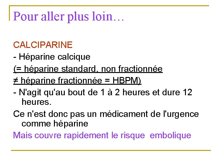 TD PHARMACOLOGIE Sept 2012 2015 Anti inflammatoires Anticoagulants