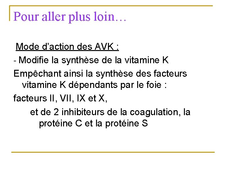 TD PHARMACOLOGIE Sept 2012 2015 Anti inflammatoires Anticoagulants