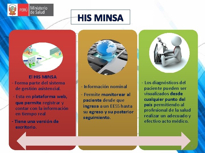 FORTALECIMIENTO DE INFORMACION EN LOS ESTABLECIMIENTOS DE SALUD