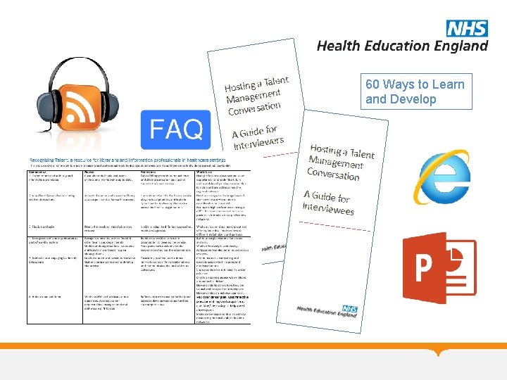 Talent Management trainthetrainer workshop Being talented Think of