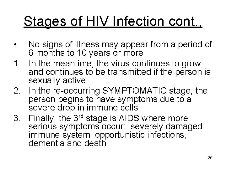 Chapter 25 Sexually Transmitted Infections and HIV AIDS
