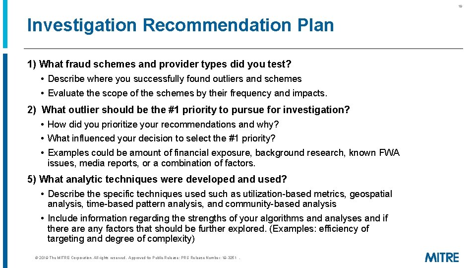 1 The MITRE Corporation Center for Transforming Health