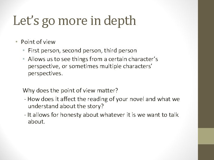 Elements of a Novel Plot Characters Setting Conflict