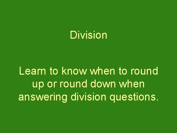 Rounding Numbers What is a whole number A