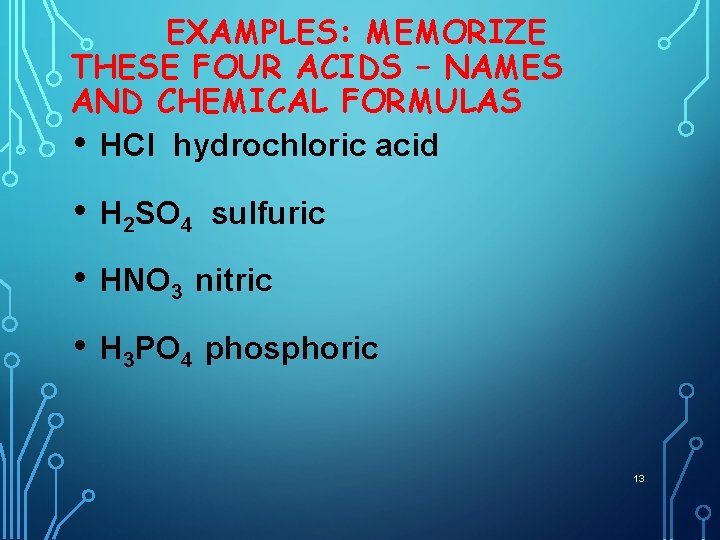 Chapter 19 Acids Bases p H and p