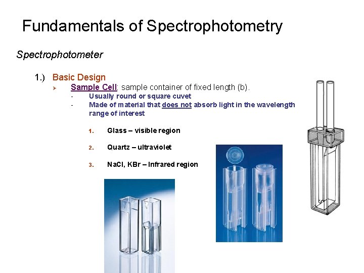 Fundamentals of Spectrophotometry Introduction 1 Colorimetry An analytical