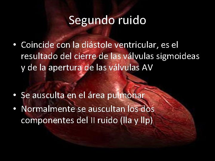 Ruidos Cardiacos Miguel Fajer Baeza Objetivos Identificar cuales