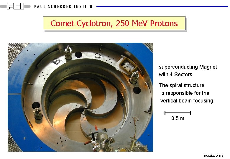 Potential of Cyclotrons Werner Joho PSI FFAG 2007