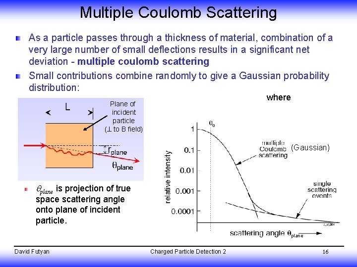 Basic Concepts of Charged Particle Detection Part 2