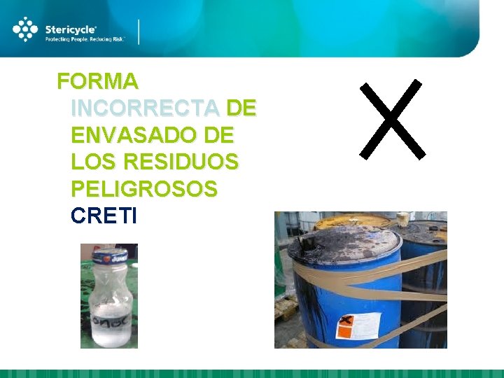 Manejo Integral de Residuos Peligrosos CRETIB ING TANIA