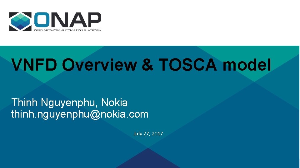 VNFD Overview TOSCA model Thinh Nguyenphu Nokia thinh