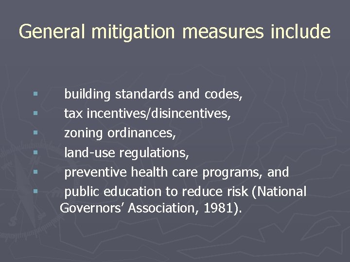 Session 9 Disaster Mitigation and LandUse Planning Public