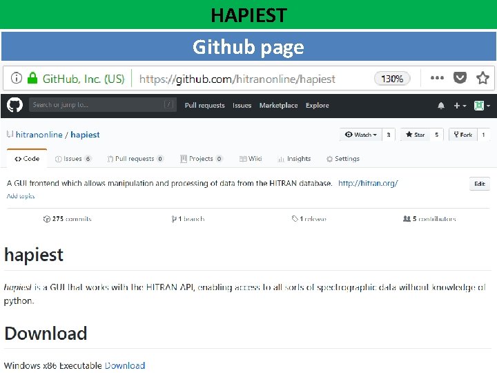UPDATES AND CURRENT STATUS OF THE HITRAN APPLICATION