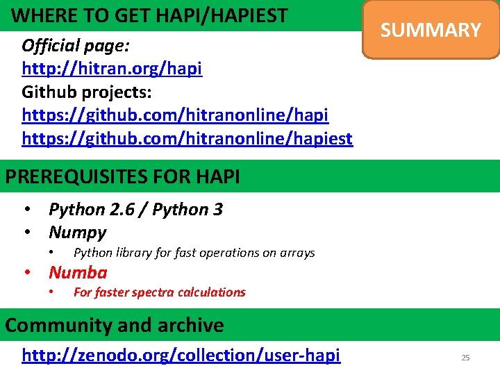 UPDATES AND CURRENT STATUS OF THE HITRAN APPLICATION